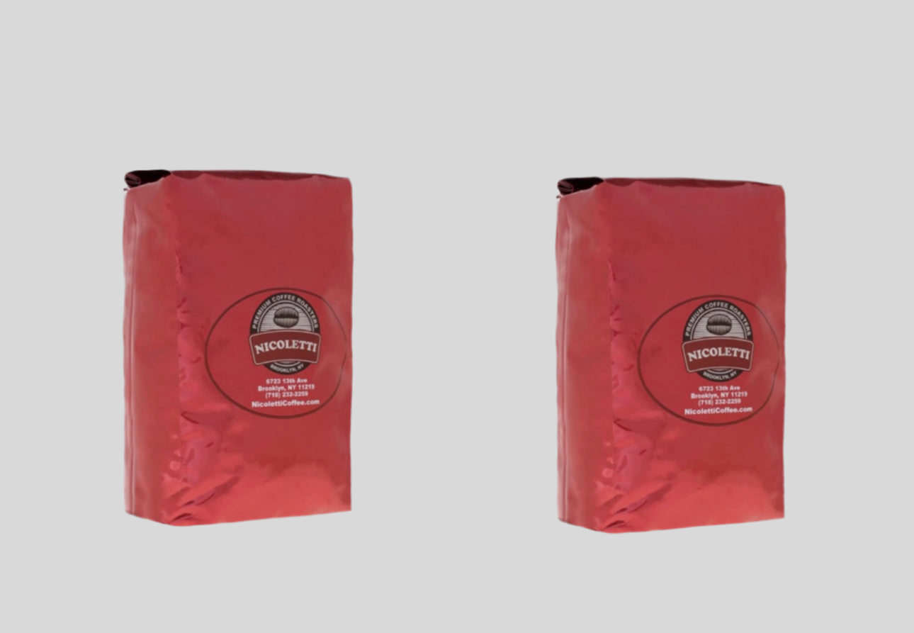 Nicoletti Coffee Espresso “Napoli Roast” 2lb Whole Beans (Made in Broo