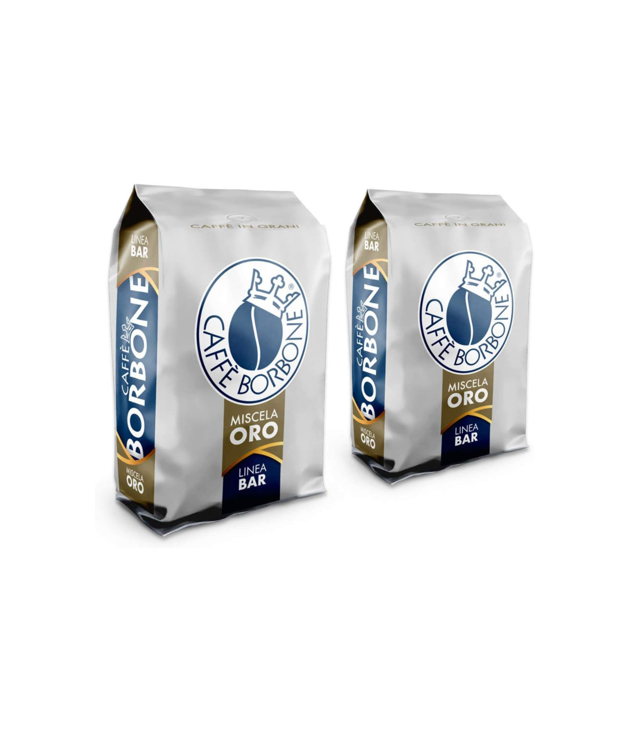 Caffe Borbone Beans (Gold) - Whole Bean Coffee 2-Pack Bundle (Includes